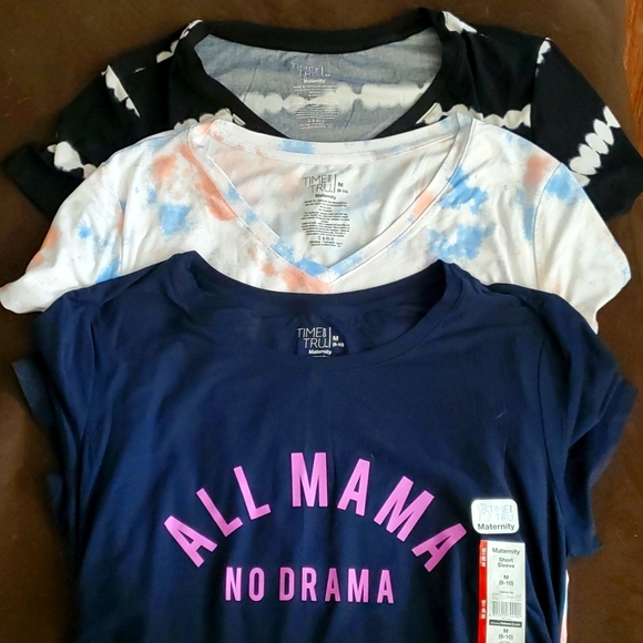 Time and Tru | Tops | 3 Time And True Maternity Shirts 85 | Poshmark